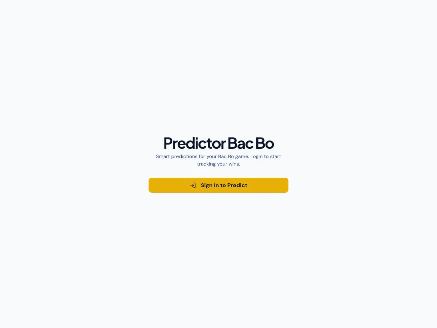 Predictor Bac Bo