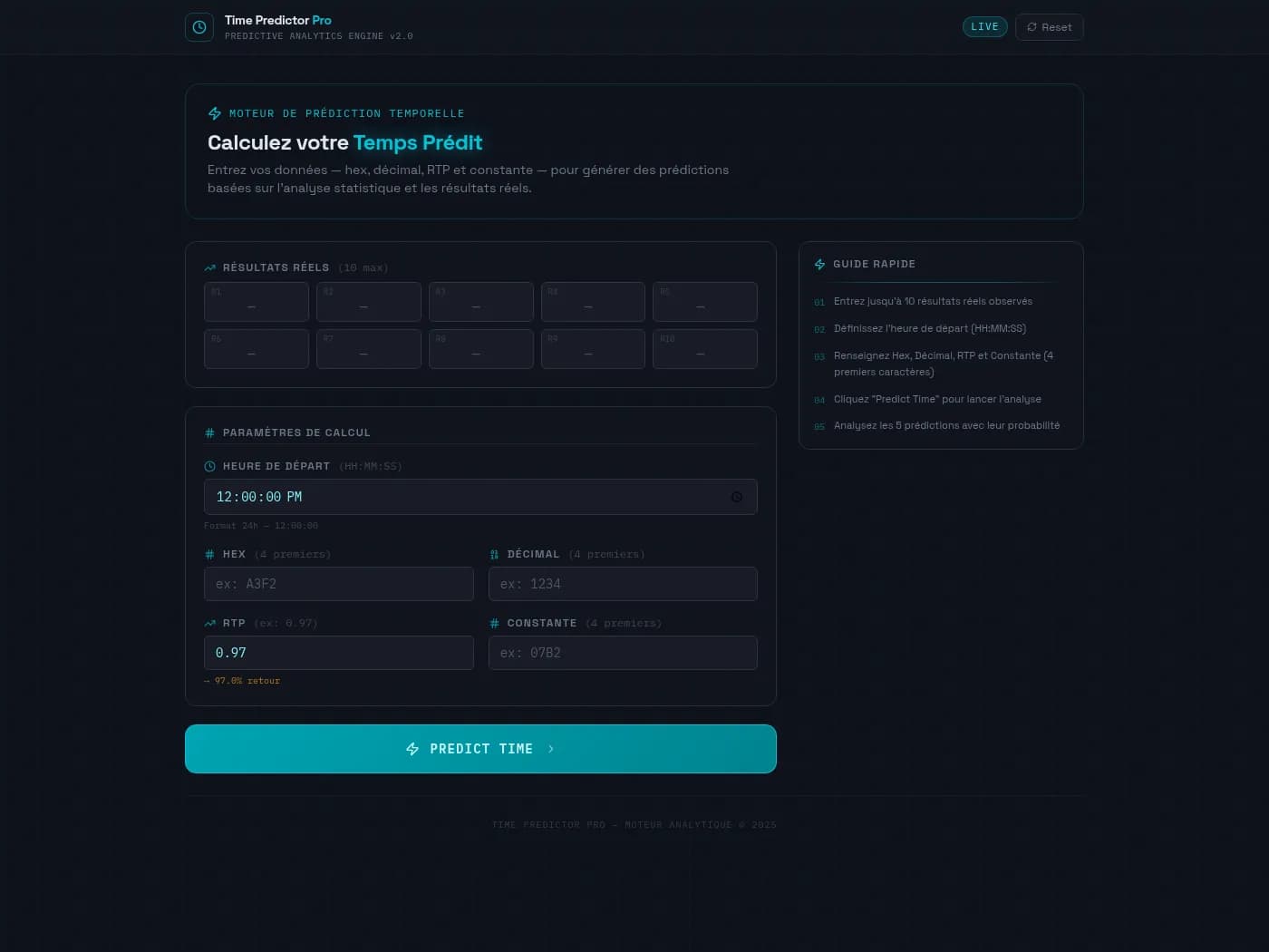 Time Predictor Pro
