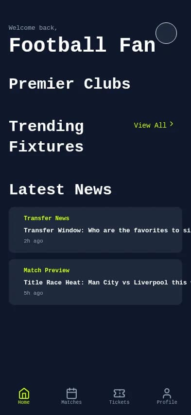 PremierSeat Ticketing App
