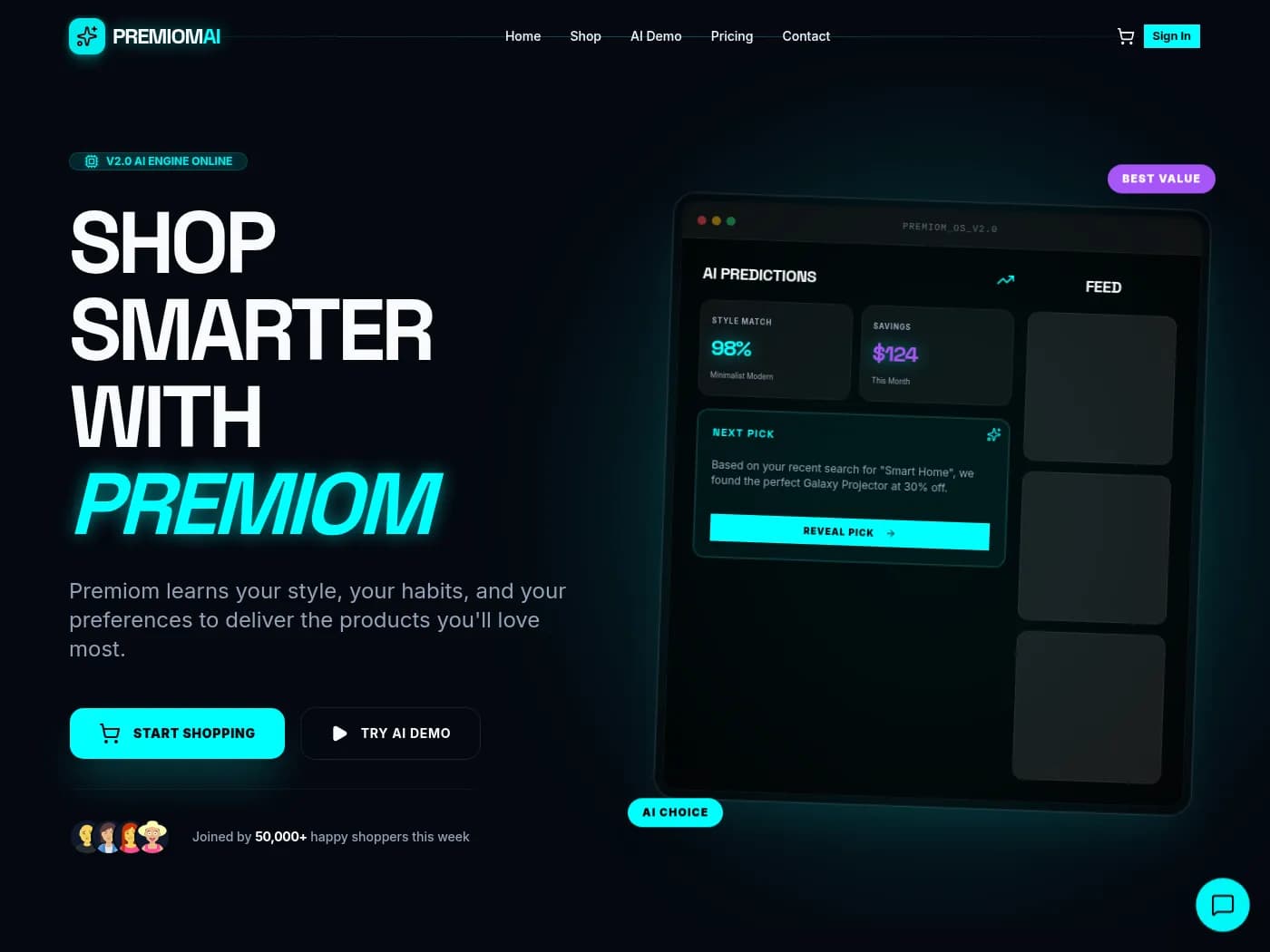 Premiom AI Shopfront