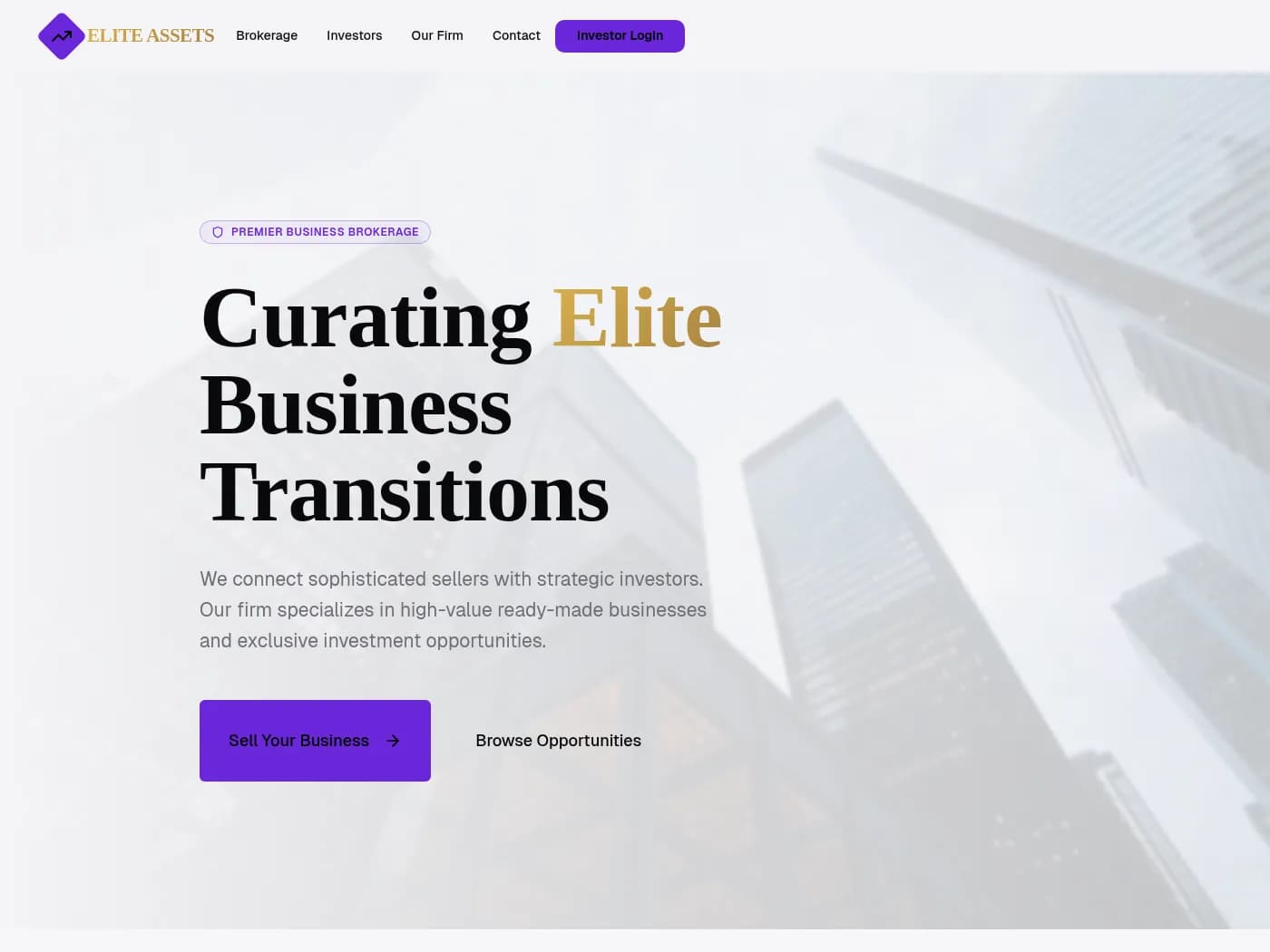 Premium Broker Business Site