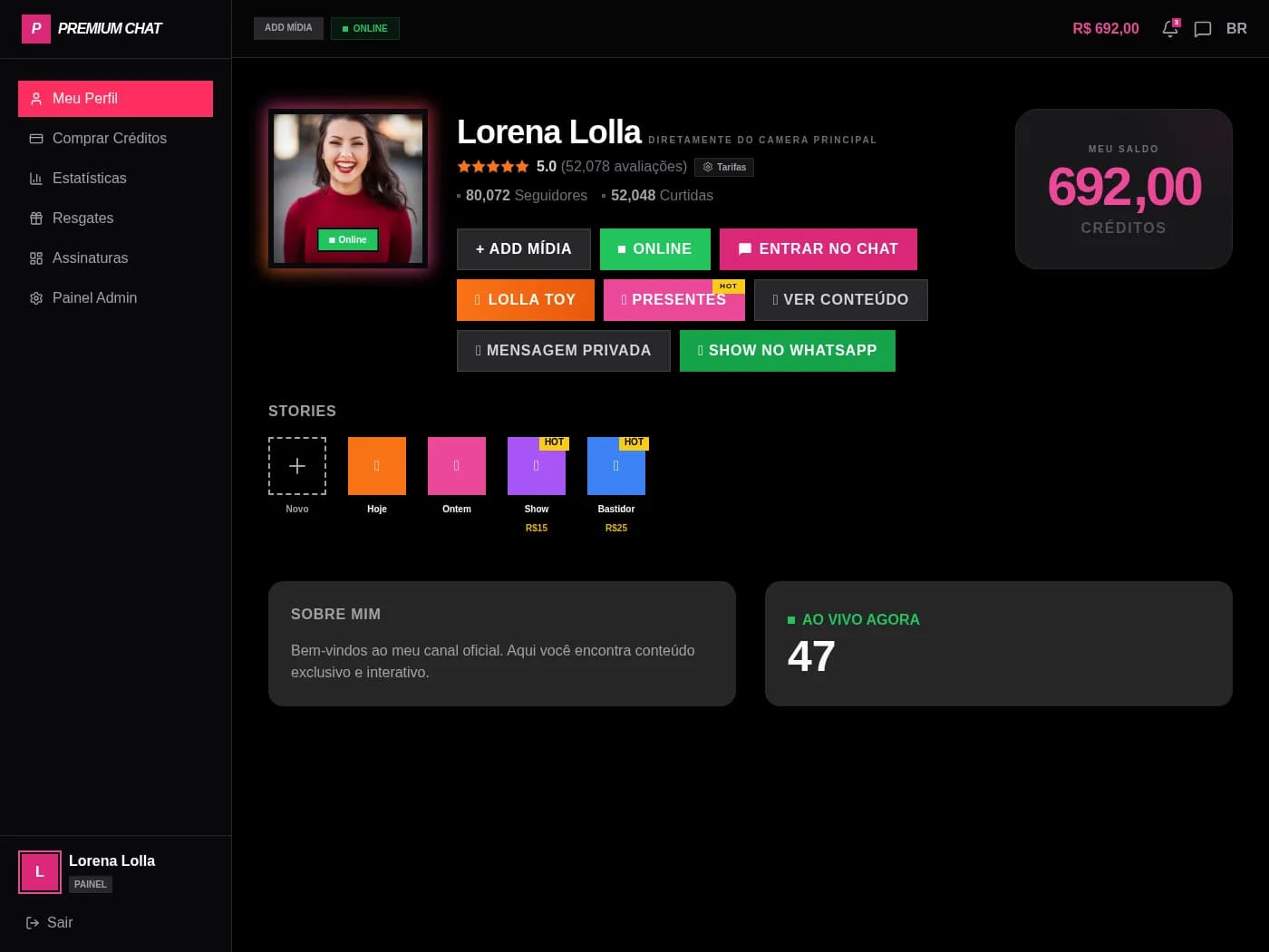 Premium Chat Clone