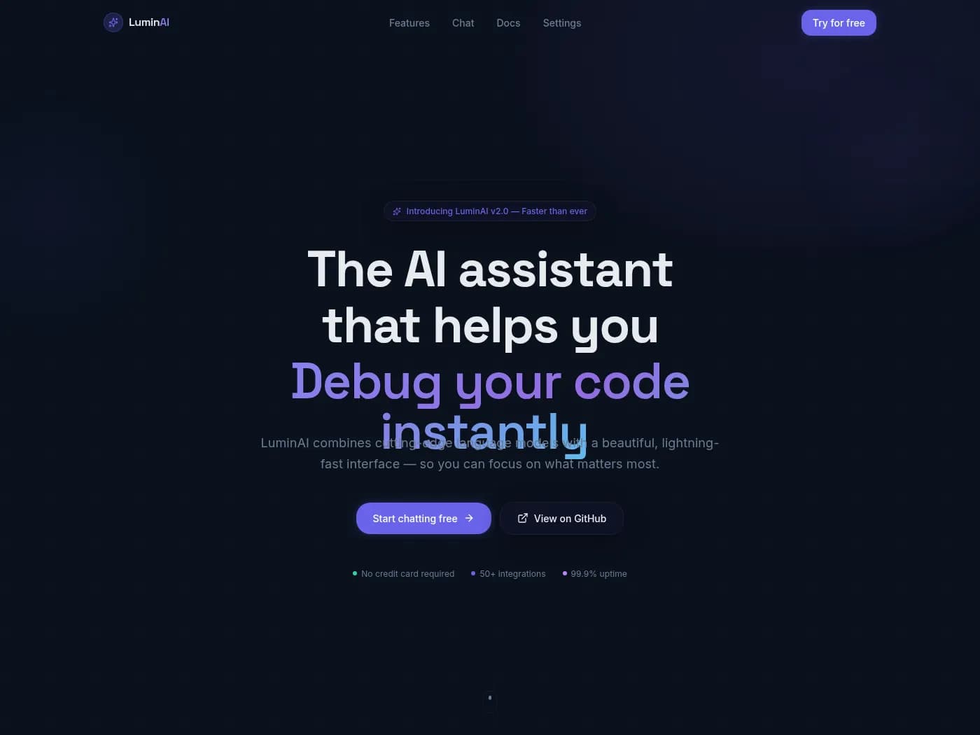 LuminAI Chat UI
