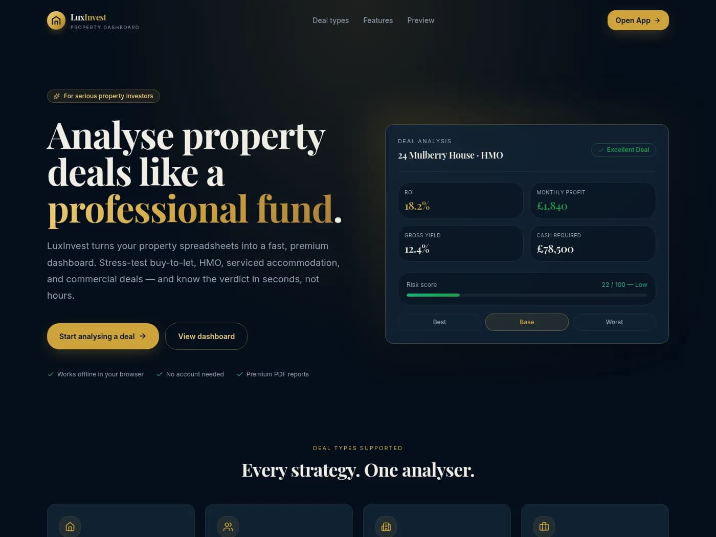 Deal Analyser