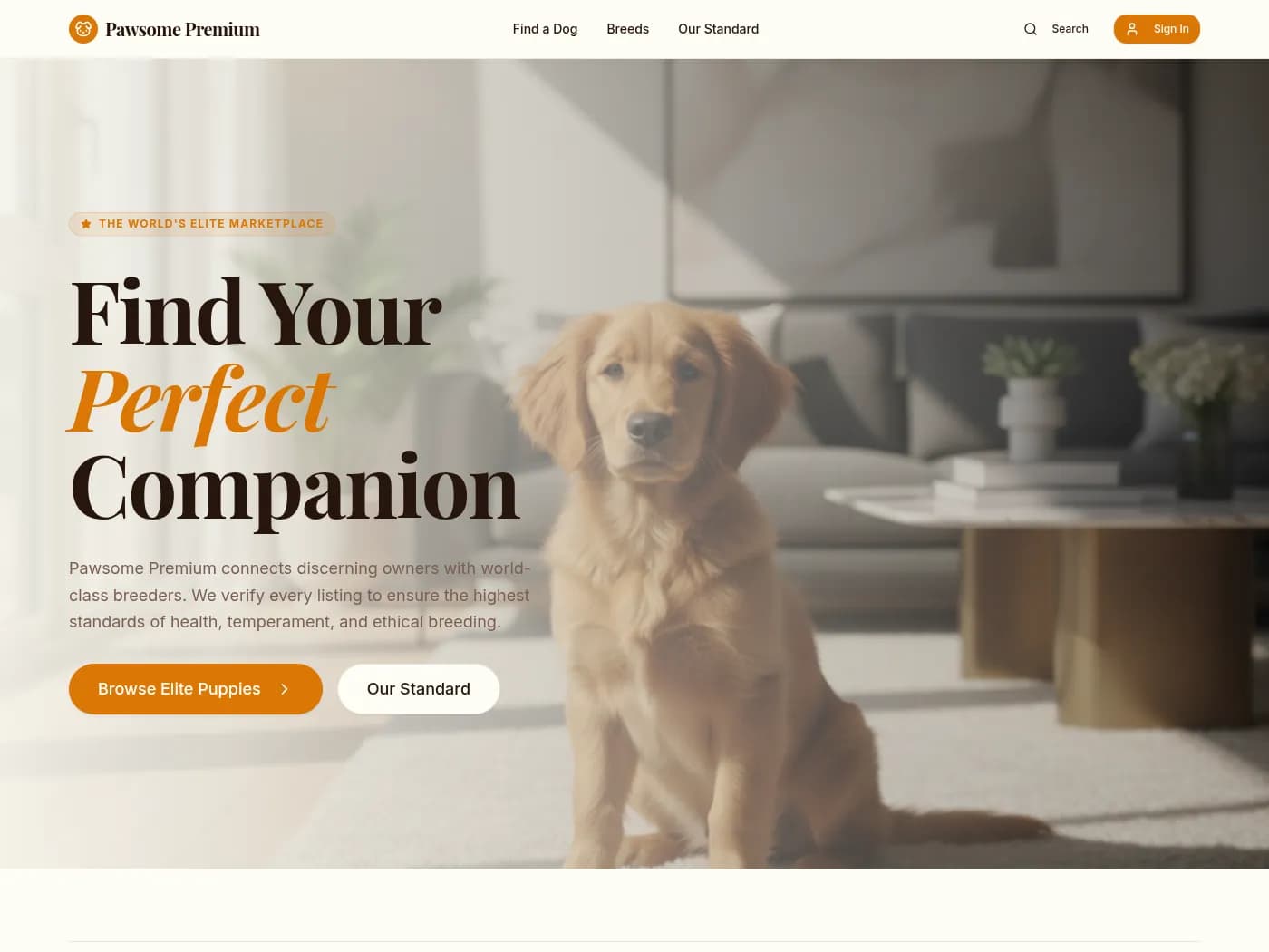 Premium Dog Marketplace