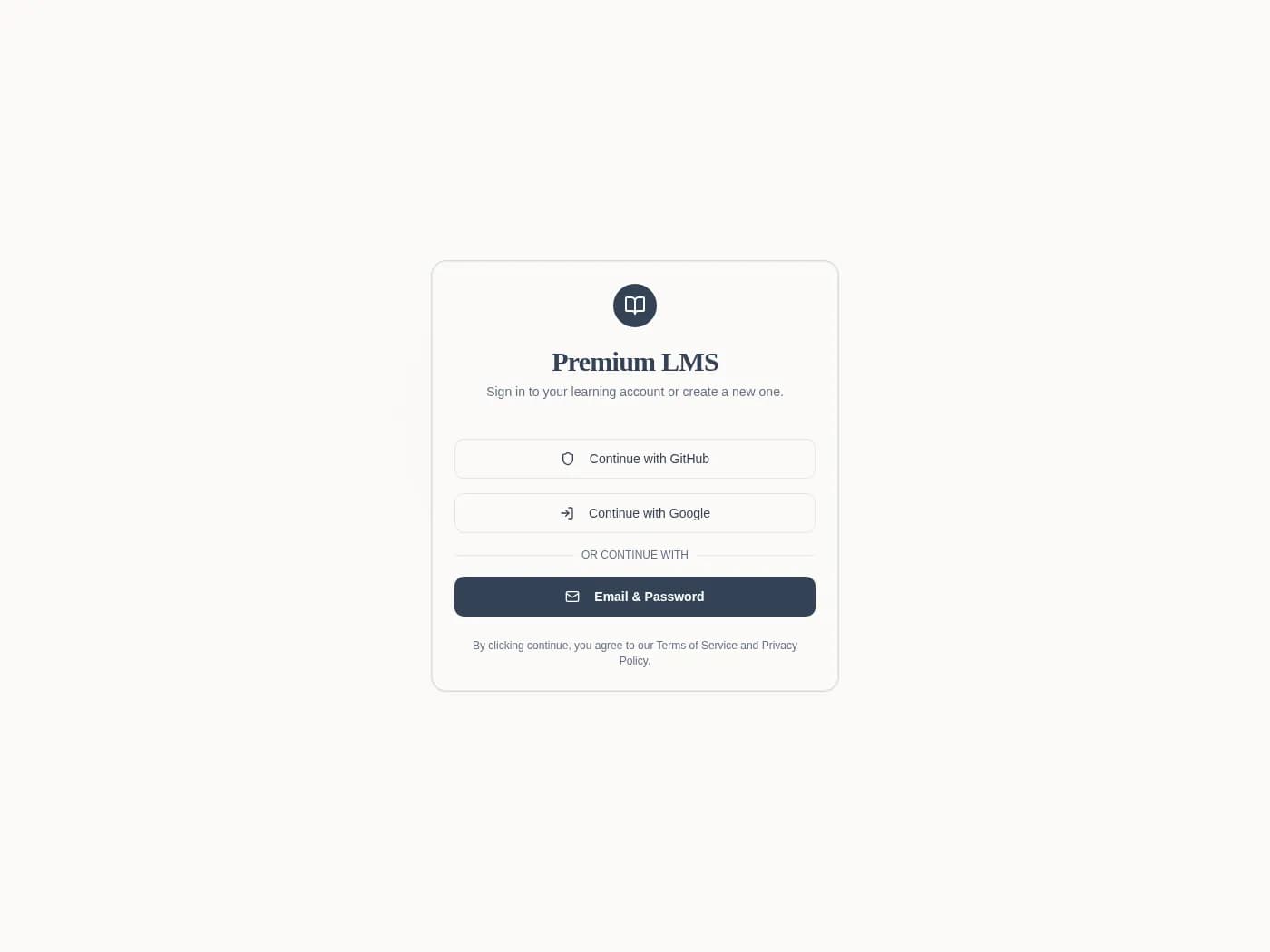 Premium LMS Platform
