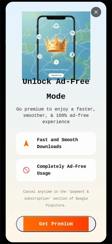 CrownPremium Modal