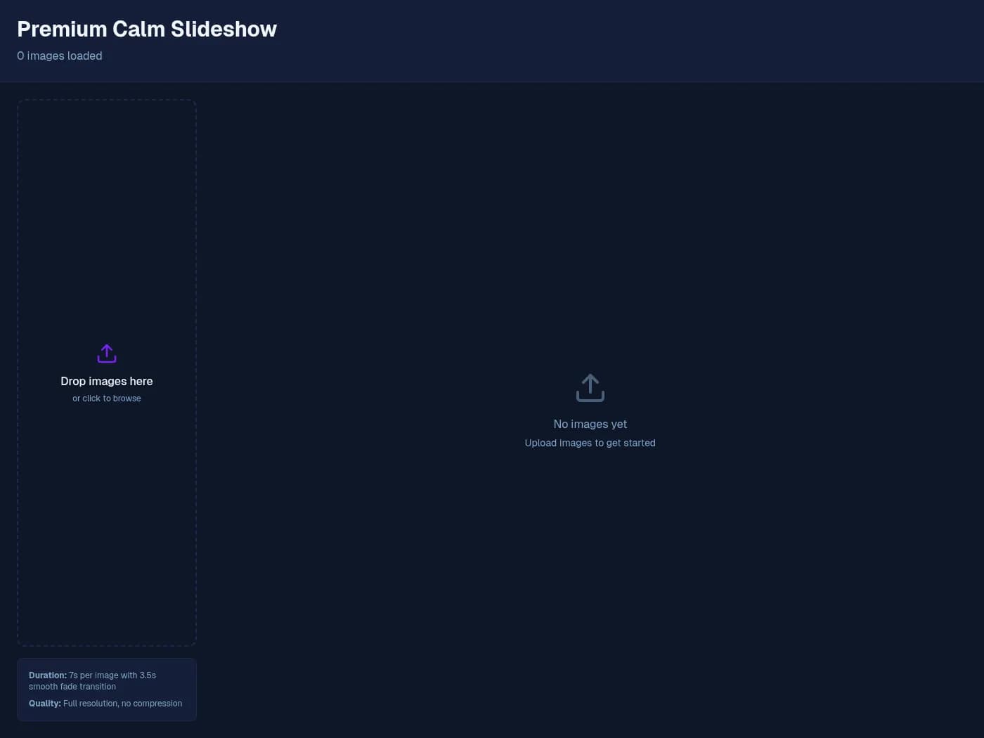 Premium Calm Slideshow