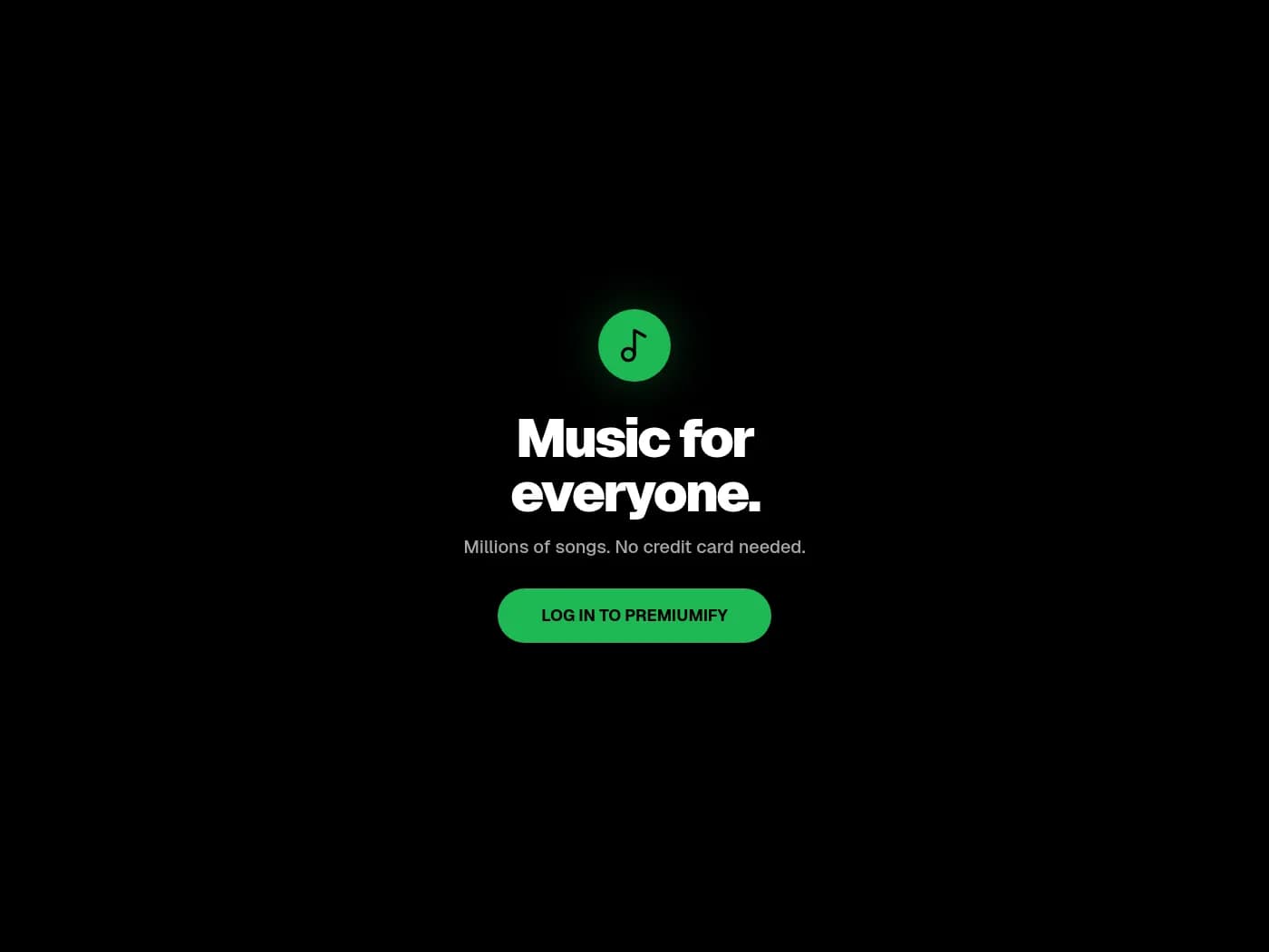 Premiumify Music Player