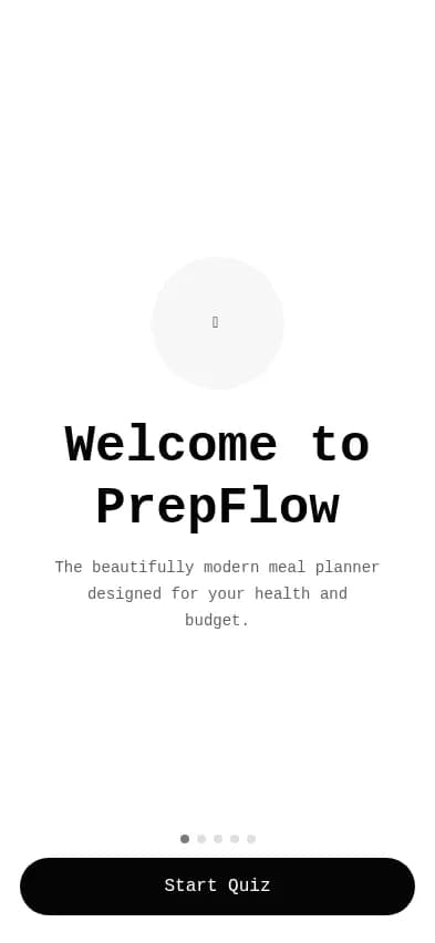 PrepFlow Meal Planner