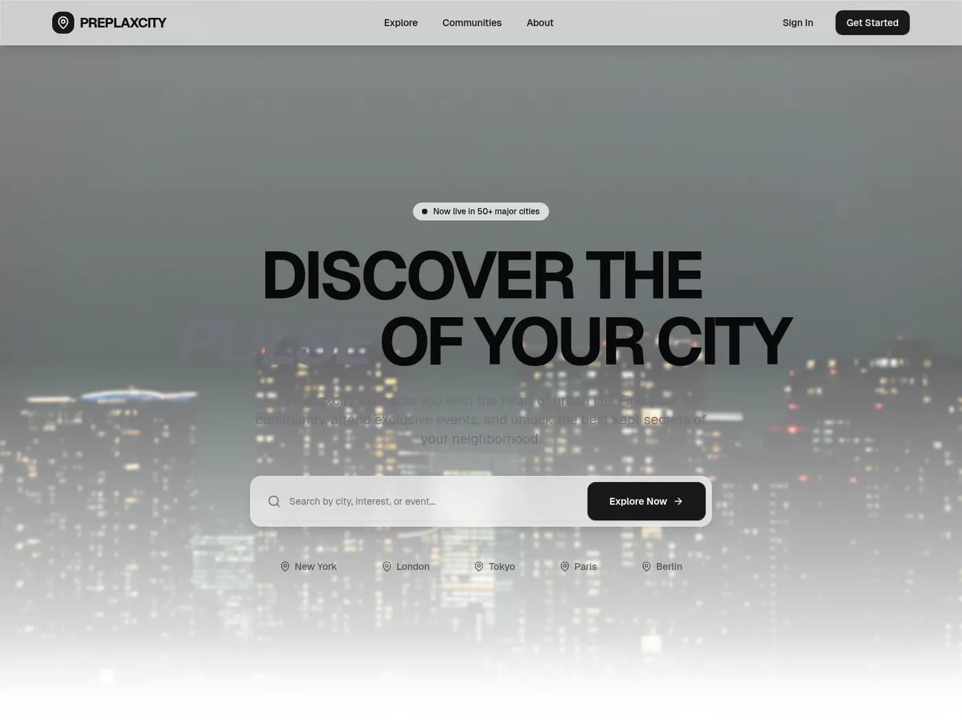 Preplaxcity Home Page
