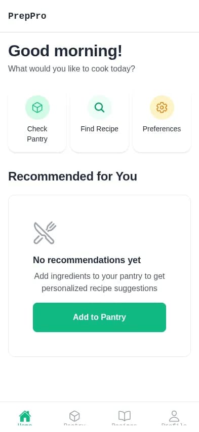 PrepPro Meal Coach