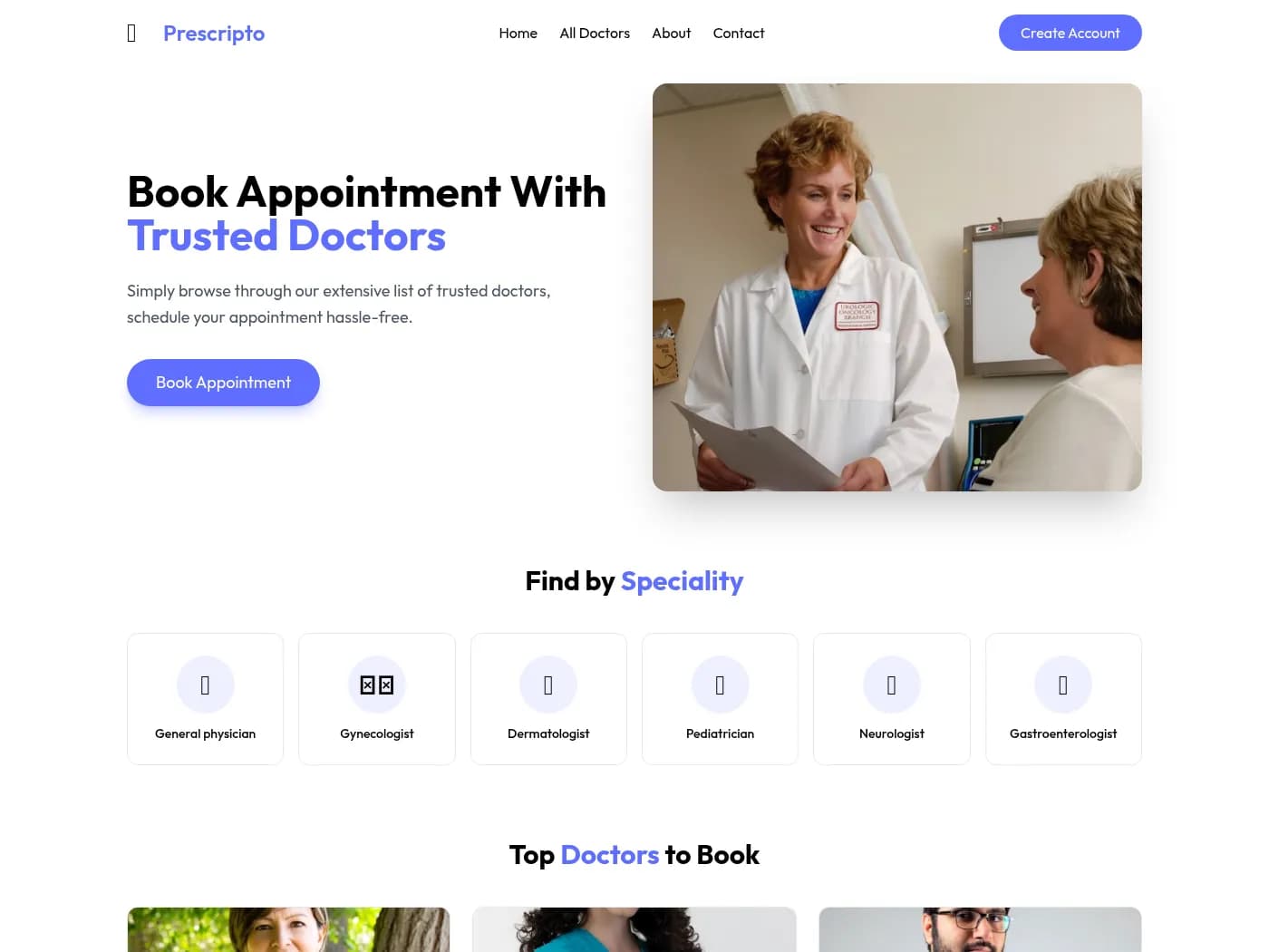Prescripto Health Portal
