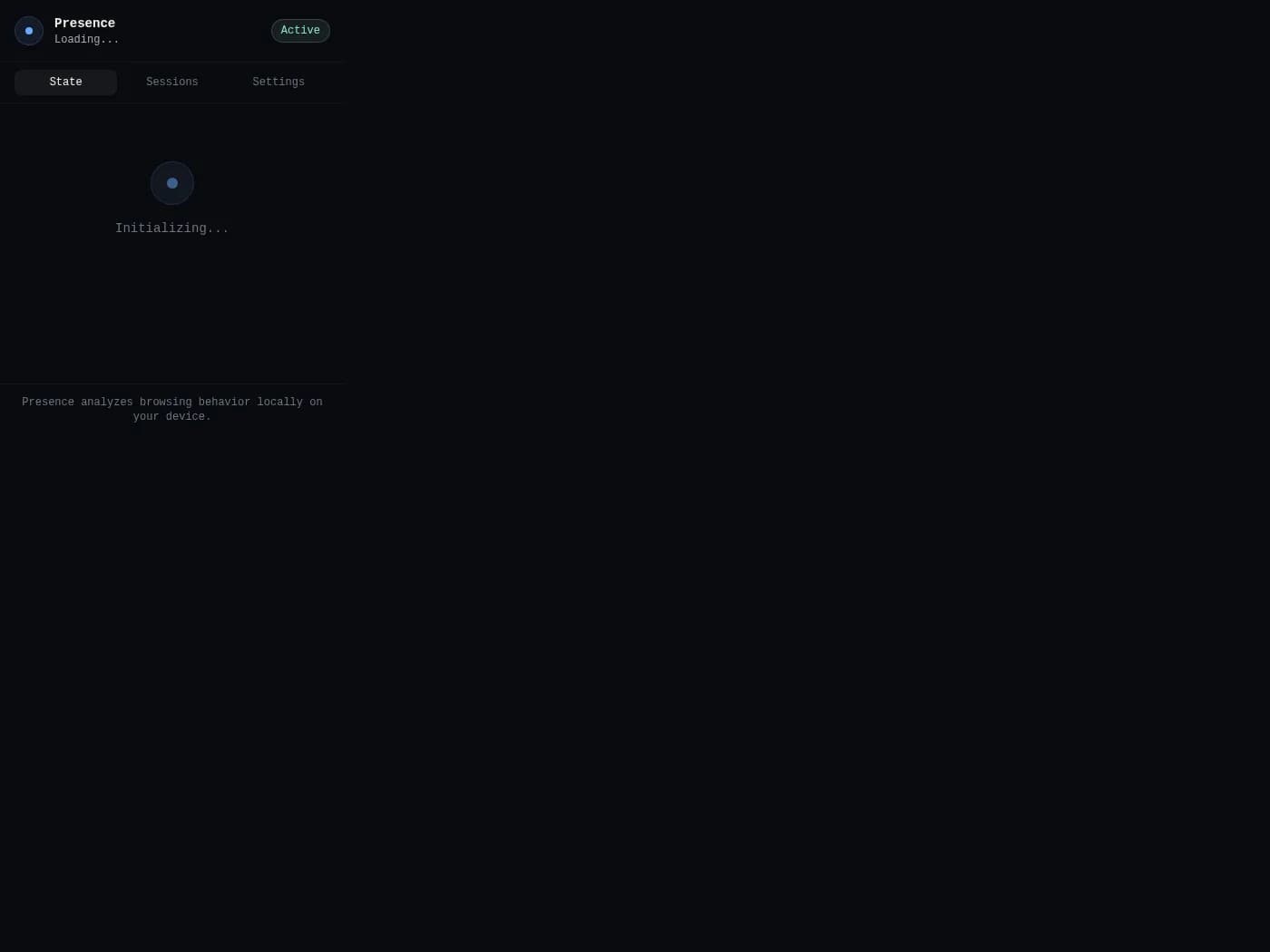Presence Ambient Browser Extension