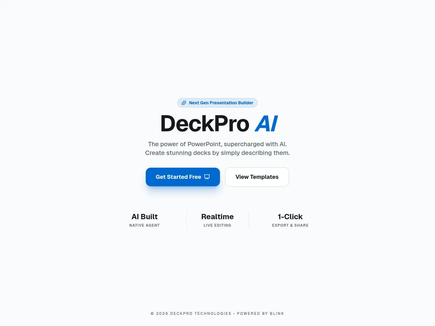 DeckPro Presentation Builder