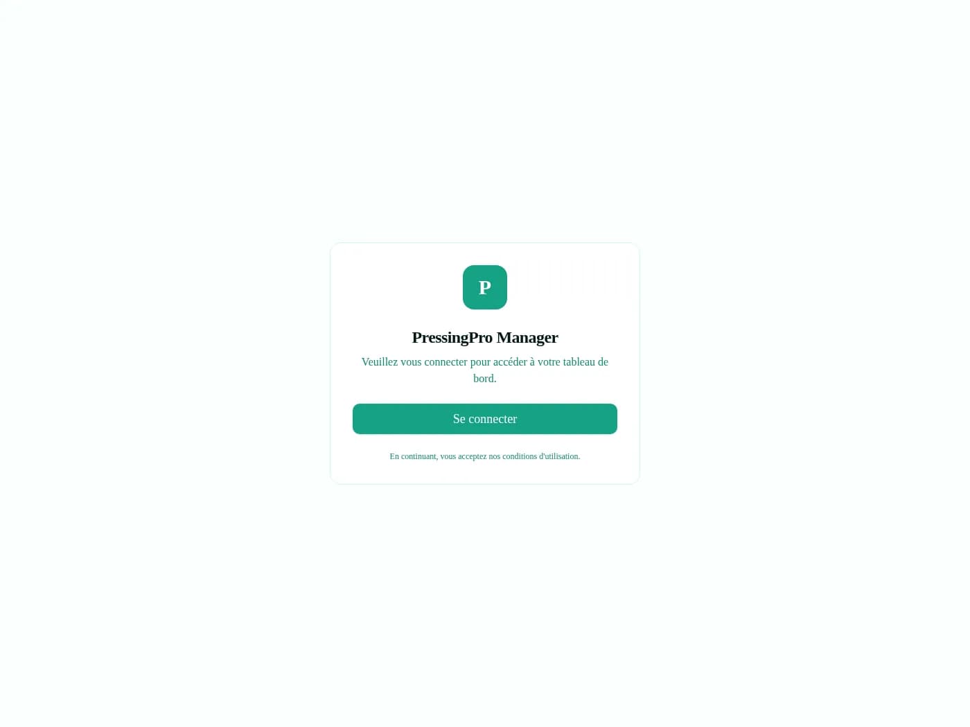 PressingPro Manager