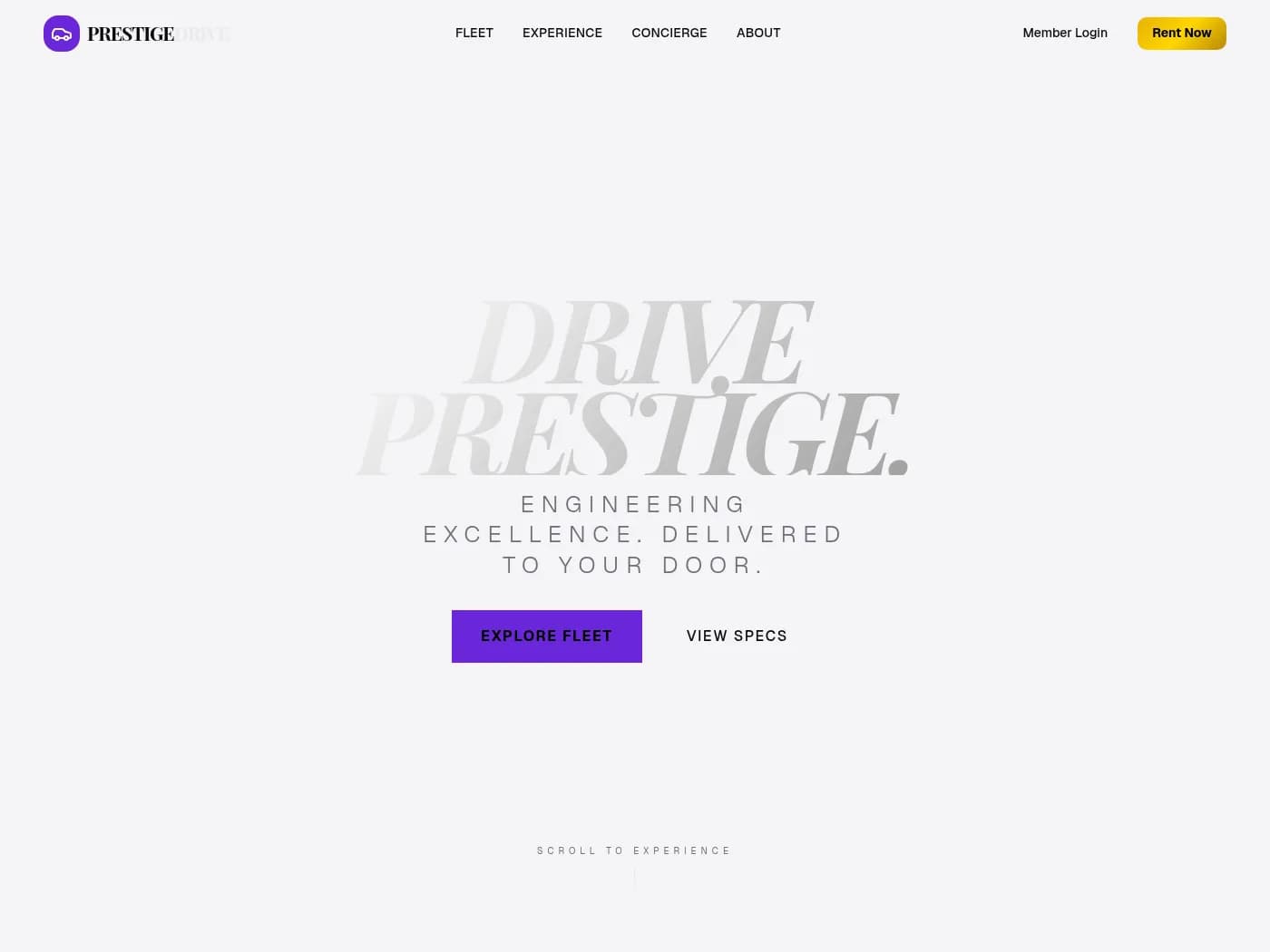 PrestigeDrive 3D Rental