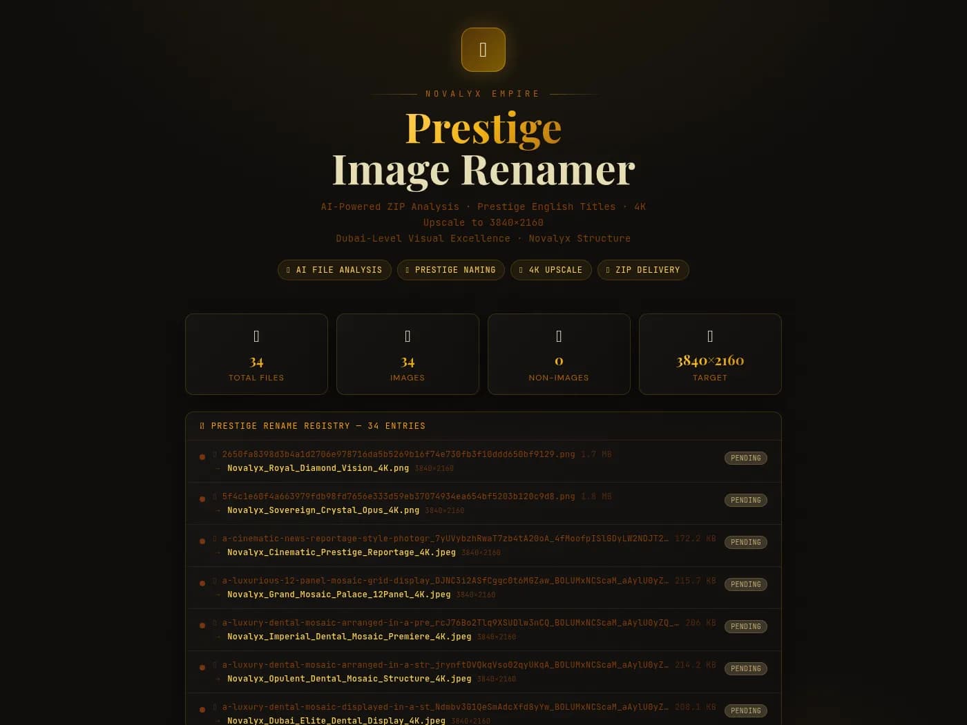 Prestige Image Renamer