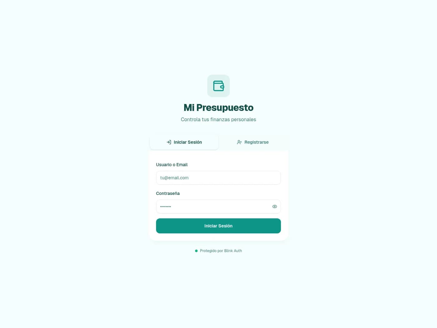 Mi Presupuesto Simple