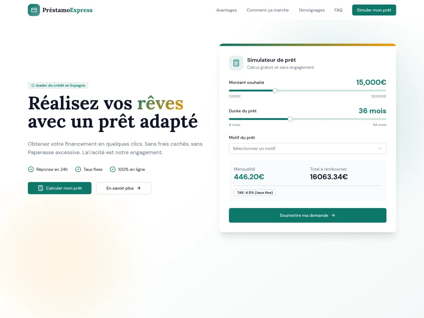 Préstamo Express España