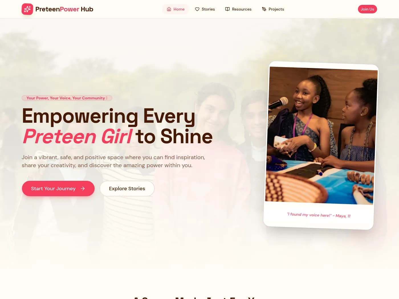 Preteen Power Hub