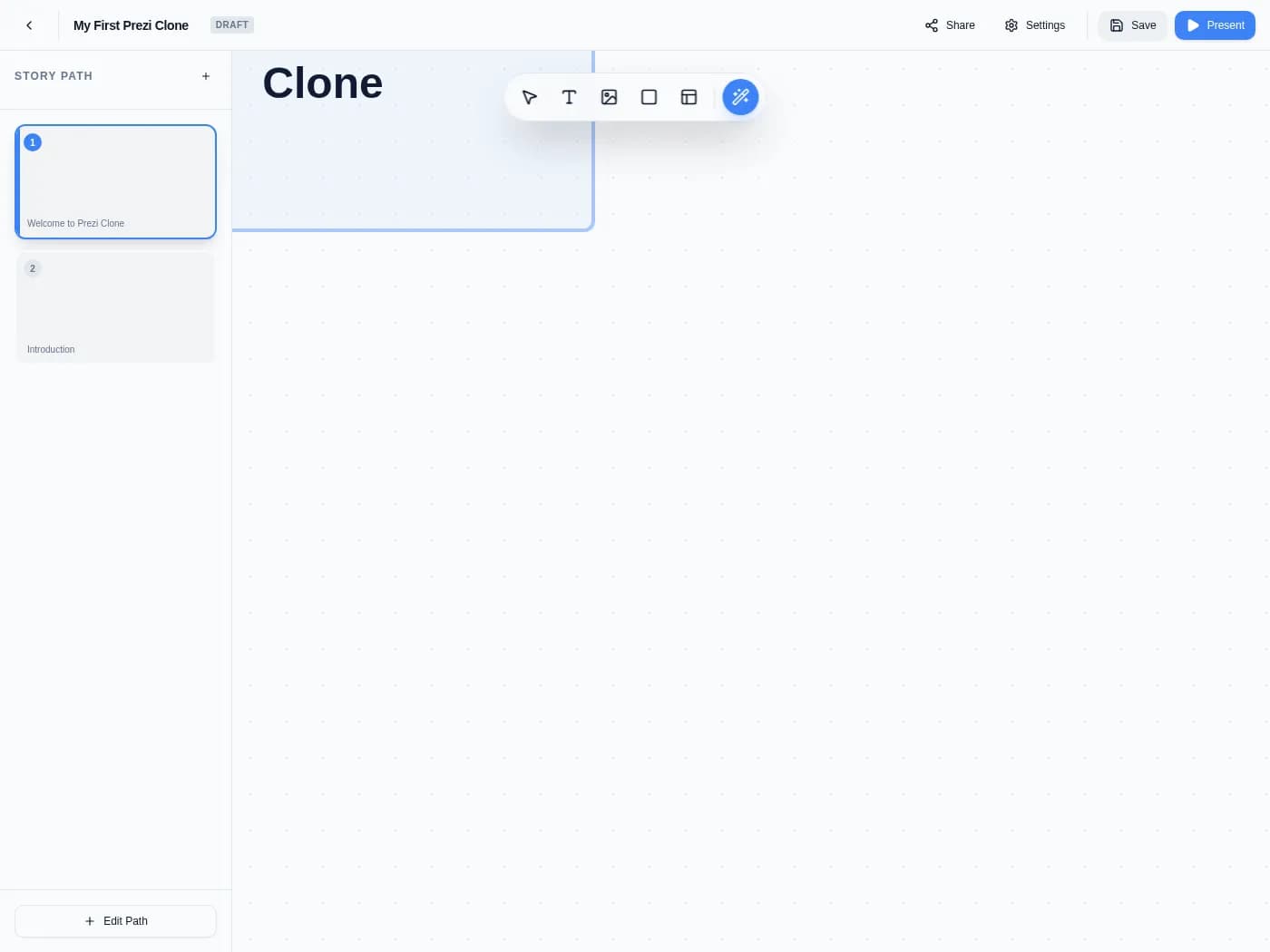 Prezi Clone Platform