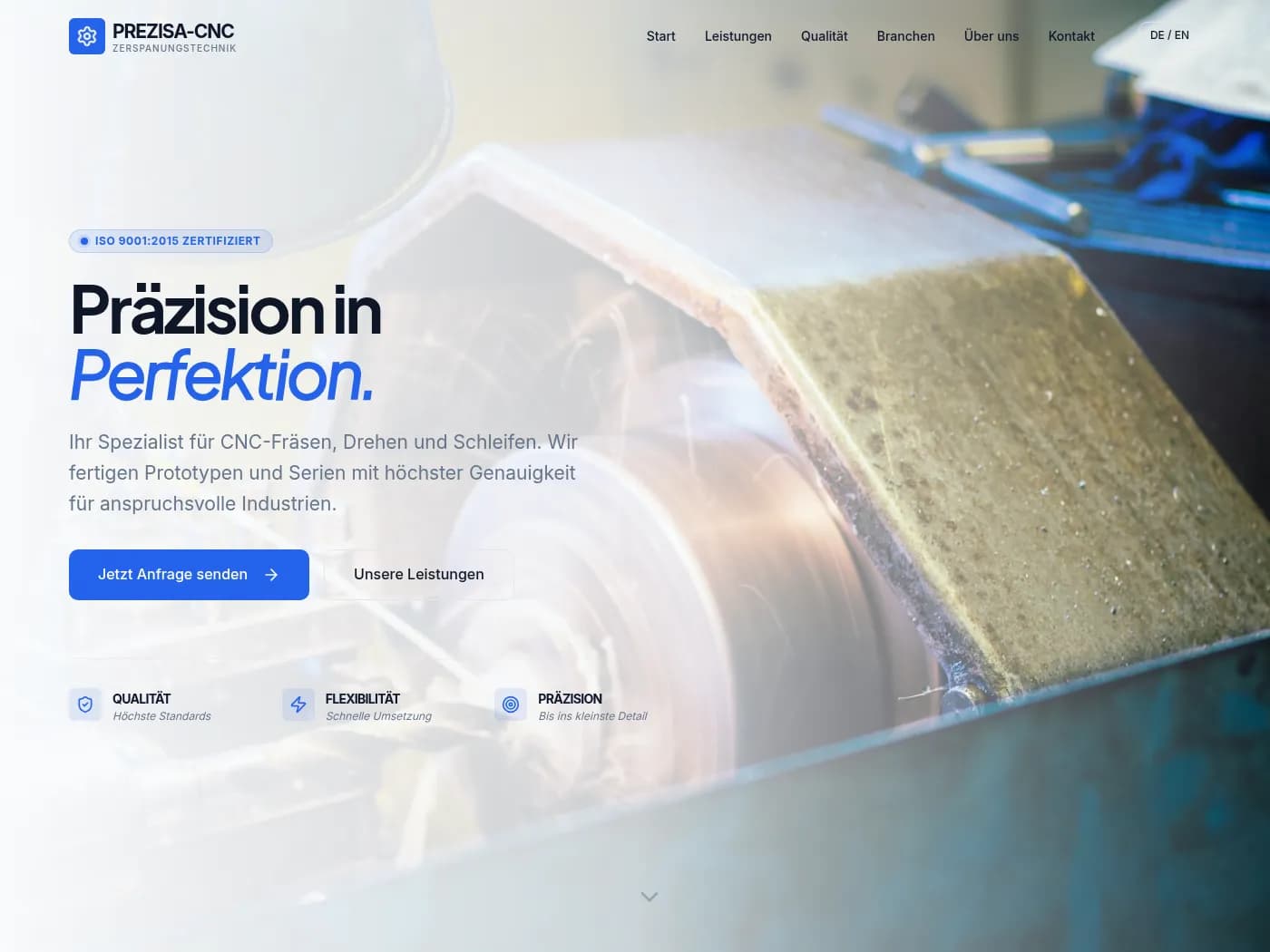 Prezisa CNC Web Presence