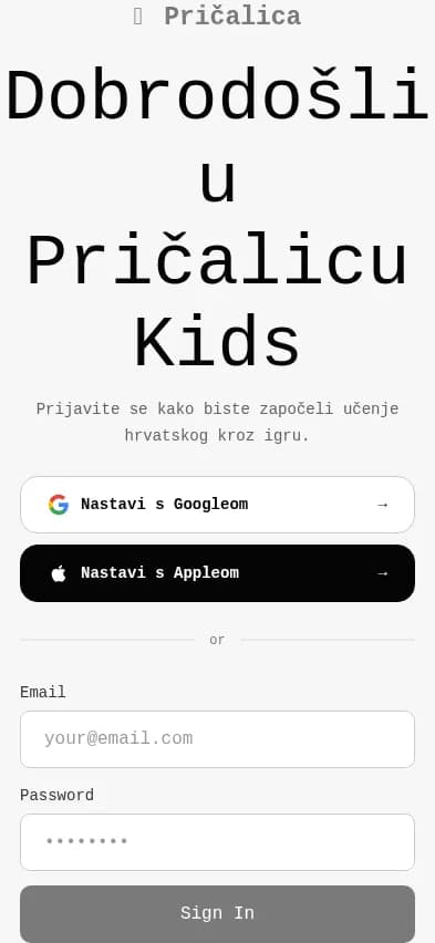 Pričalica Kids