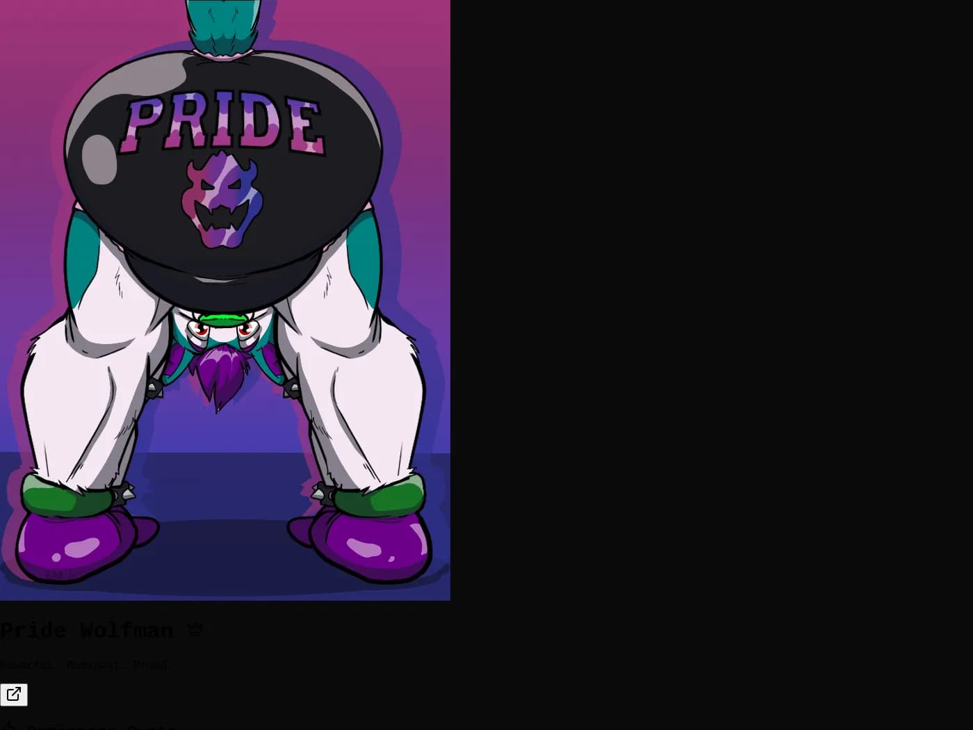 Pride Wolfman Art