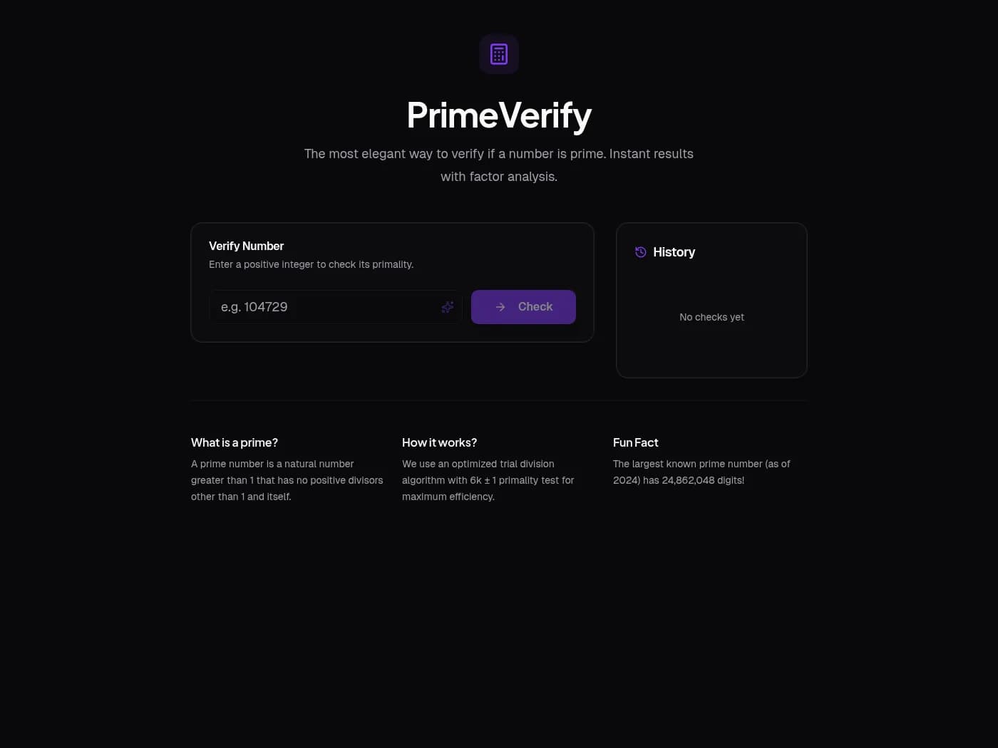 Prime Checker App