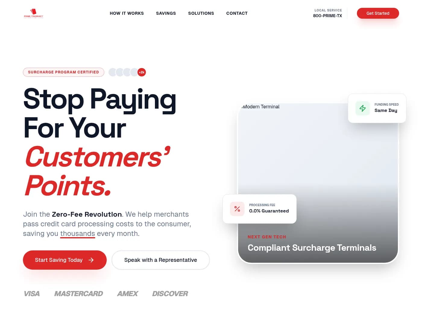 Prime Transact Website