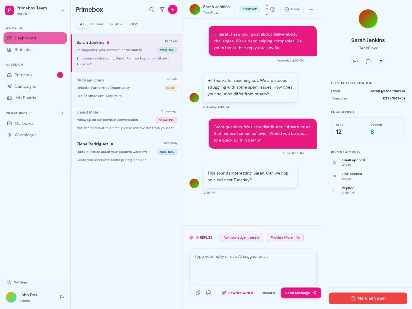 Primebox UI Clone
