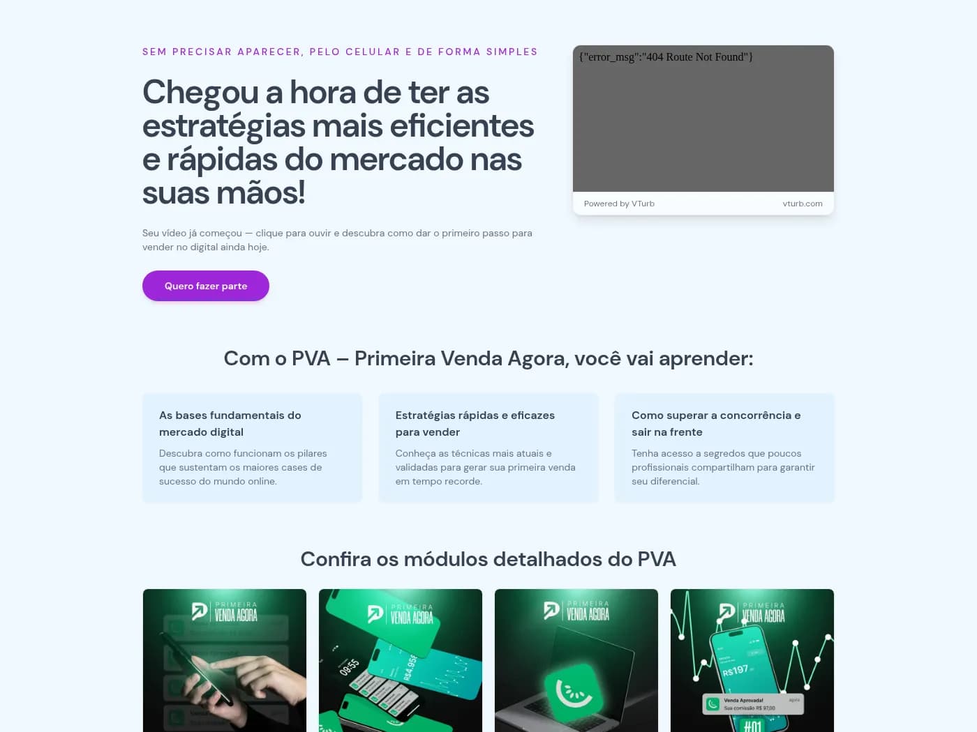 Primeira Venda Clone