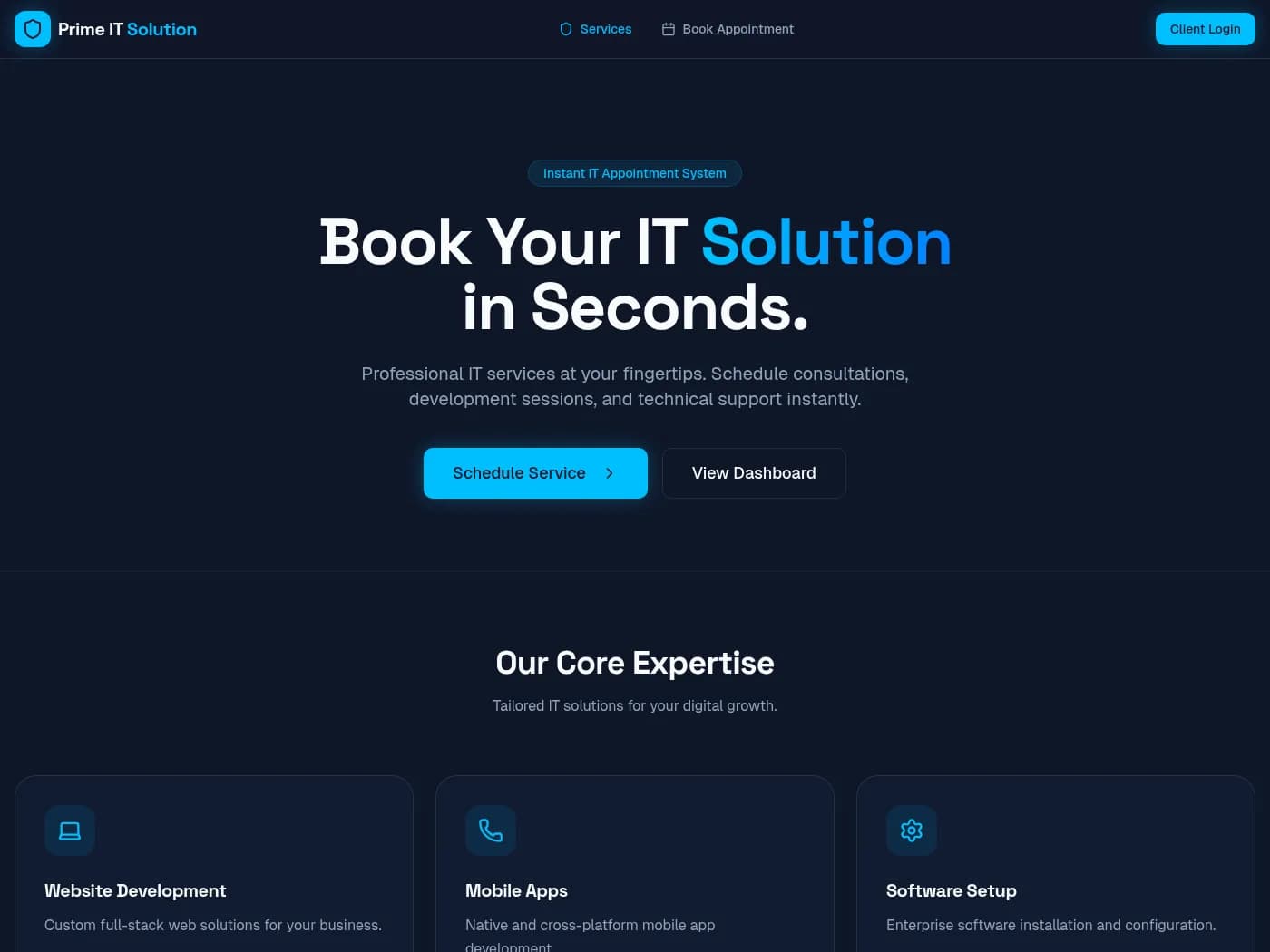 Prime IT Bookings