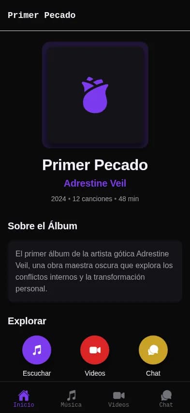 Primer Pecado Fan App