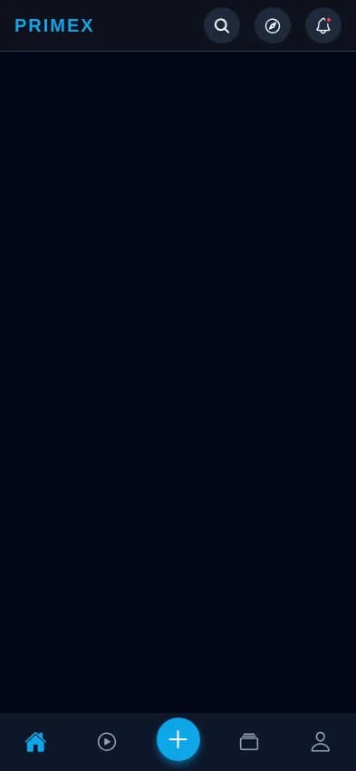 Primex Futuristic Social App