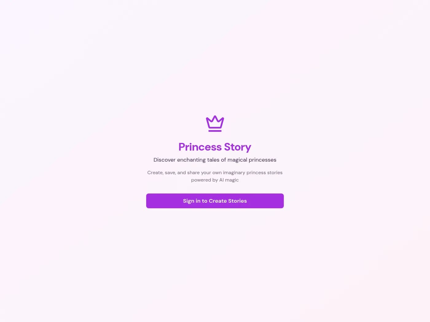 Princess Story Generator