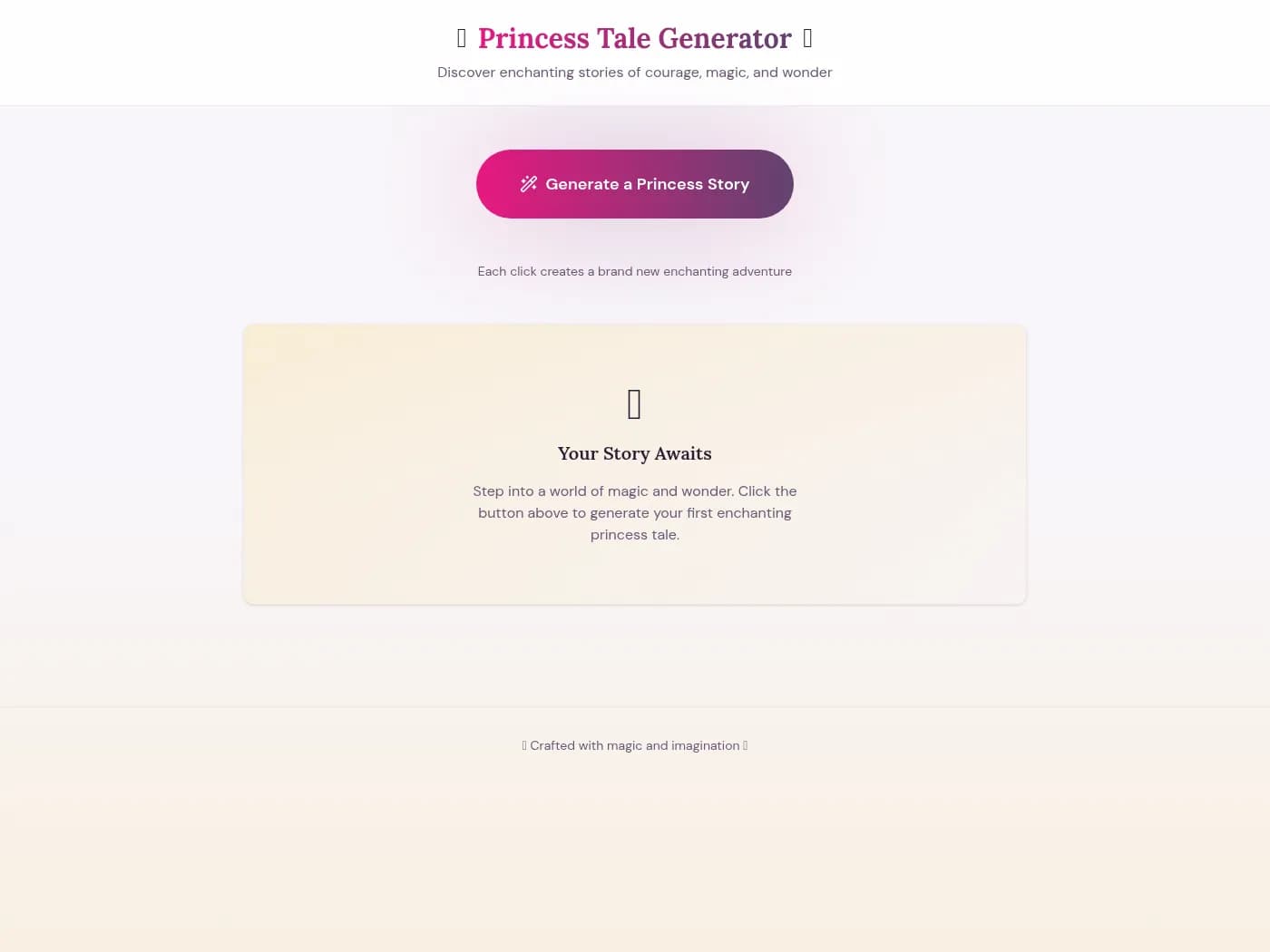 Princess Tale Generator