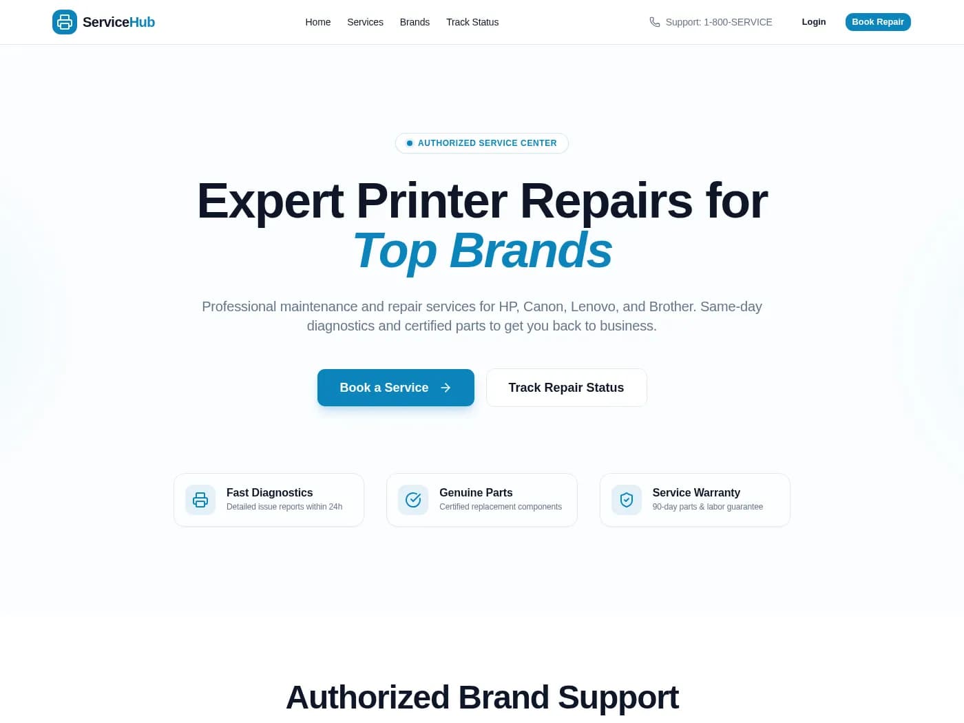 Printer Service Hub
