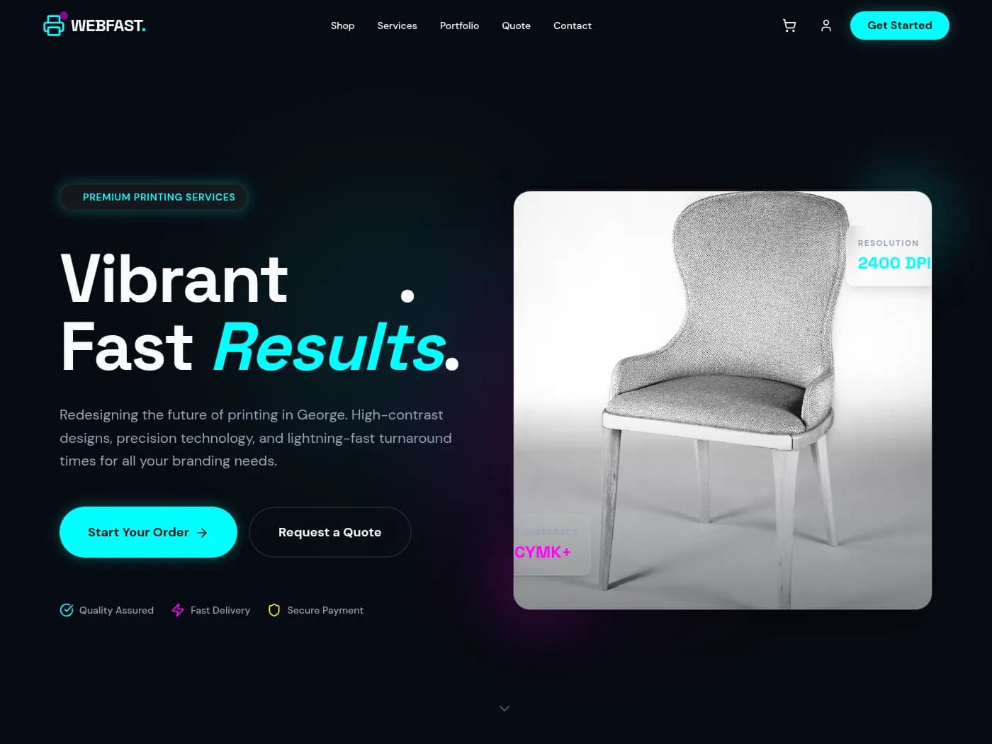 PrintShop Landing Redesign