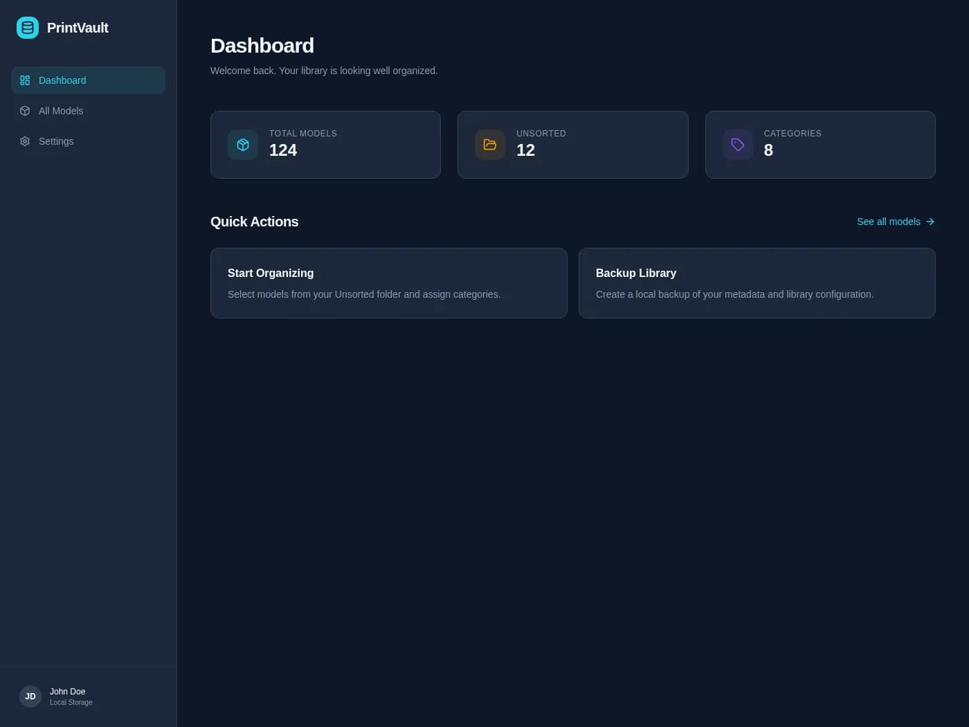 PrintVault UI Kit