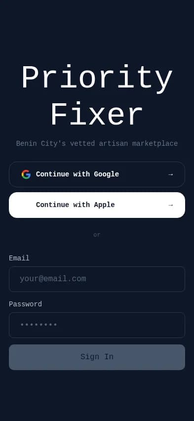 Priority Fixer App
