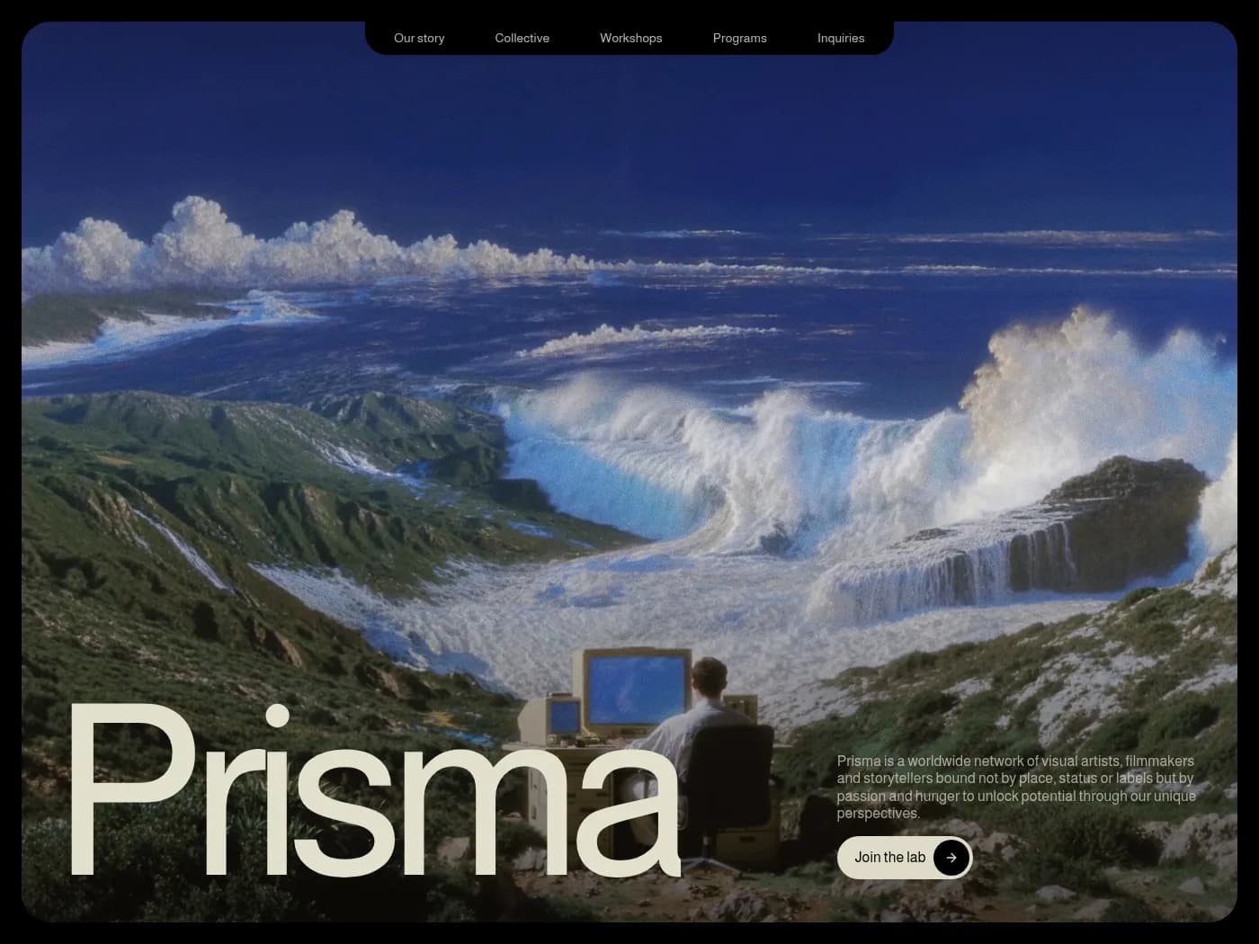 Prisma Studio Landing
