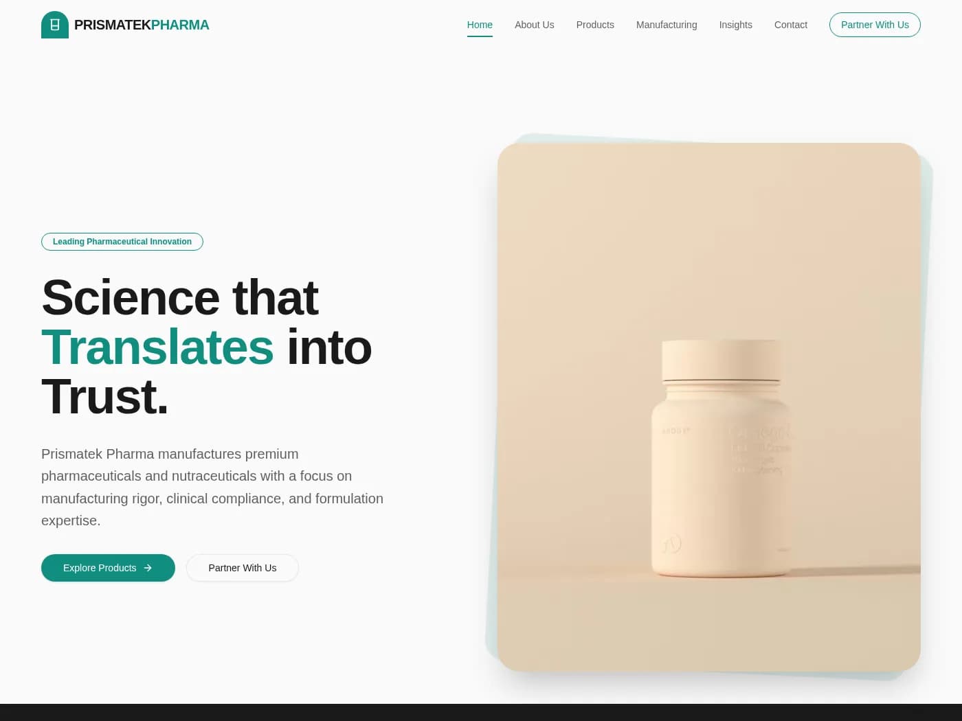 Prismatek Pharma Site