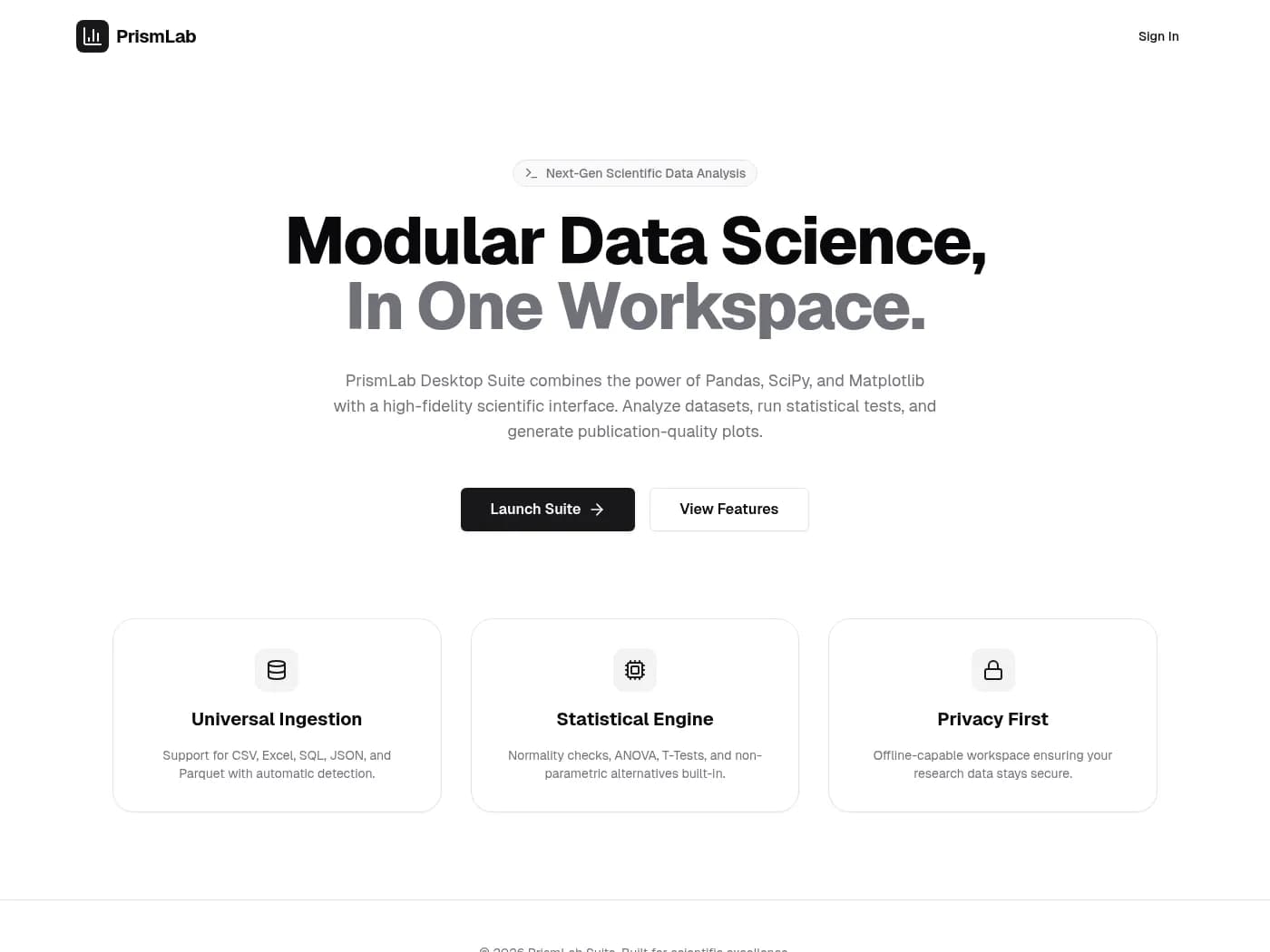 PrismLab Desktop Suite