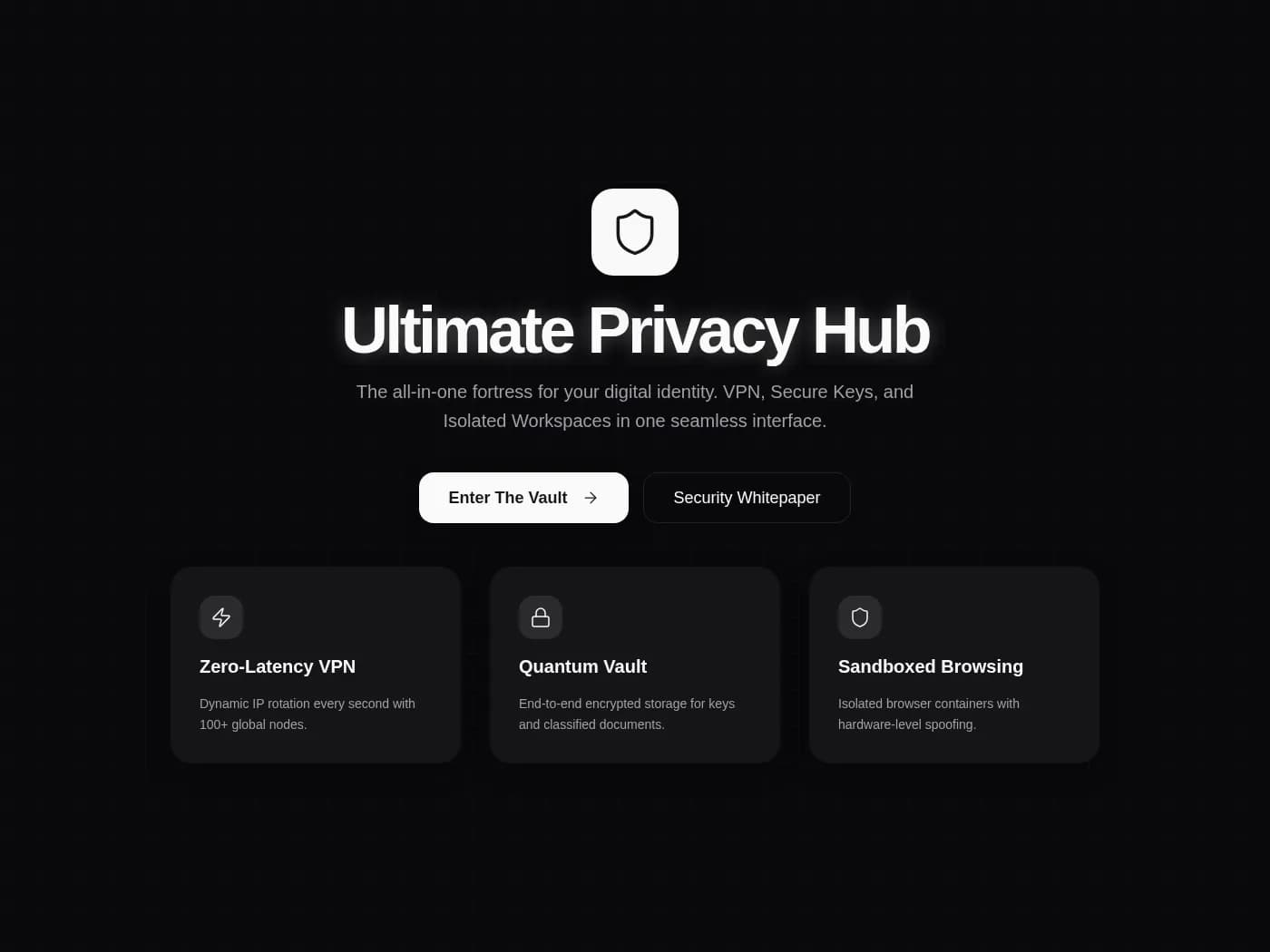 Ultimate Privacy Hub