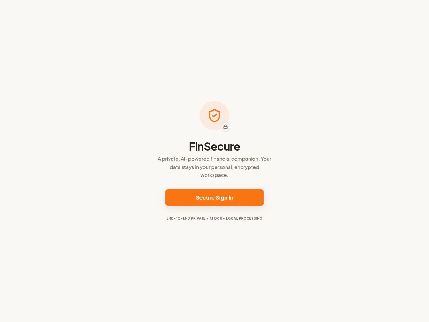 Private Finance Tracker