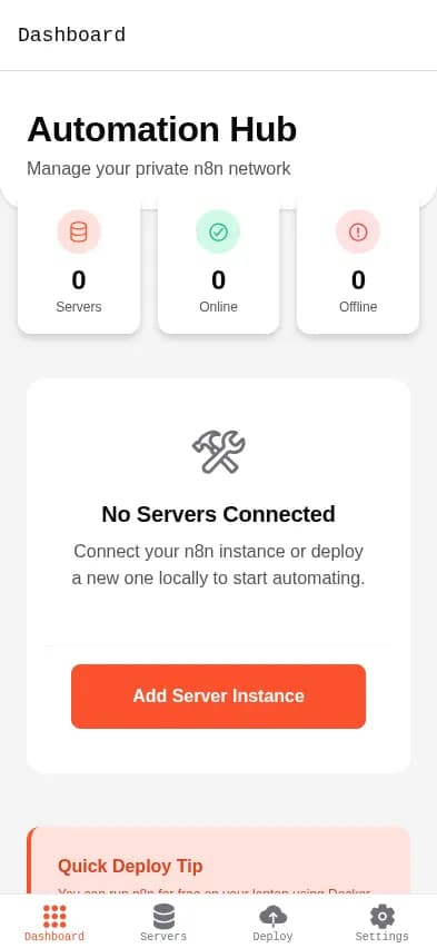 Private n8n Automation Hub