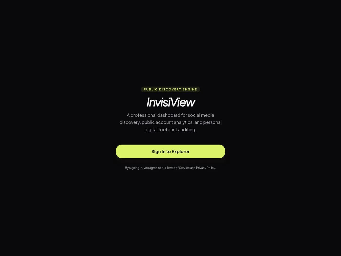 InvisiView Explorer
