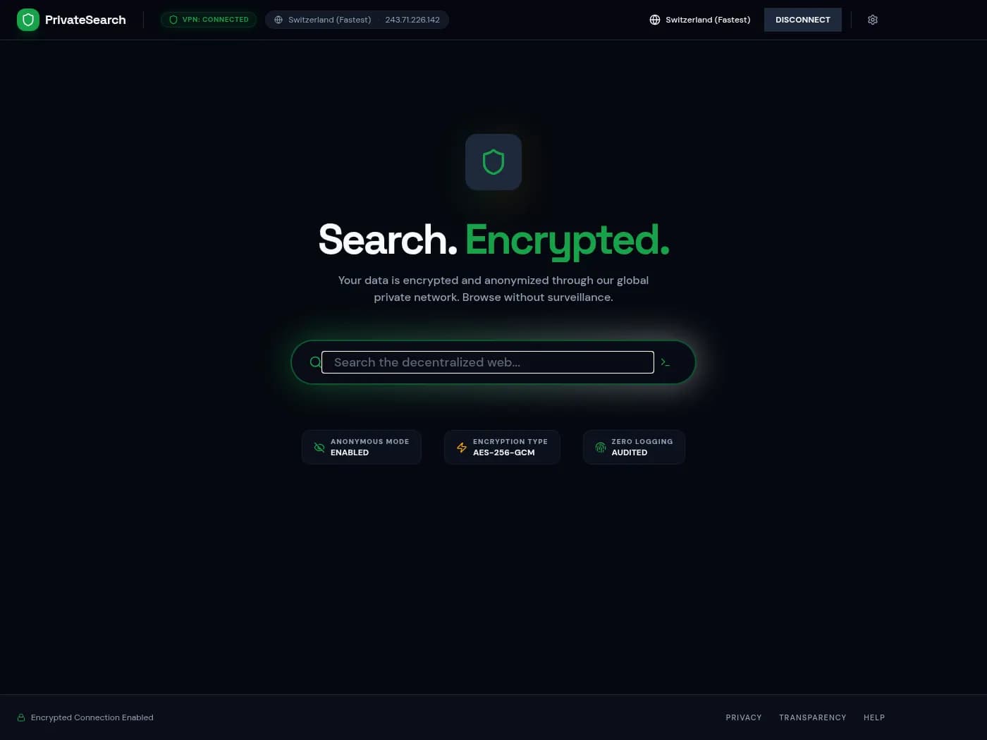 PrivateSearch VPN
